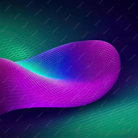 Premium Ai Image Abstract Colorful Background With Lines And Waves 3d Render Illustration
