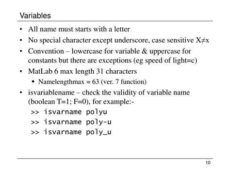 Ppt Matlab Lesson 1 Overview And Environment Powerpoint Presentation Id6059436