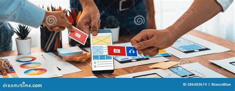 Creative Front End Developer Brainstorming Ui Design Scrutinize Stock Image Image Of