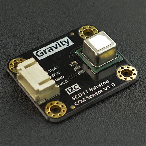 gravity i2c scd41 infrared co2 sensor 400 5000 ppm dfrobot sen0536