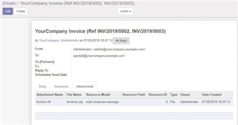 Odoo Multi PDF With Email Feature Pragmatic Techsoft