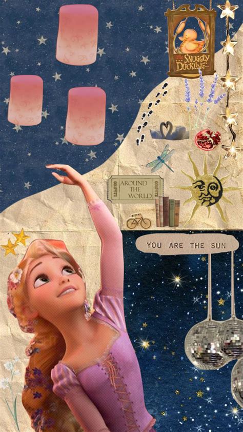 Aesthetic Fonts Disney Aesthetic Aesthetic Collage Field Wallpaper