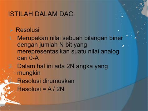 Dac Digital To Analog Converter Pptx