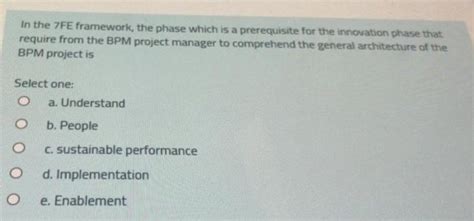 Solved In The 7fe Framework The Phase Which Is A