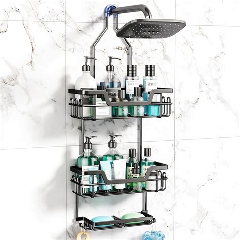 Swtymiki Bathroom Shower Caddy Hanging 3 Tier Rustproof