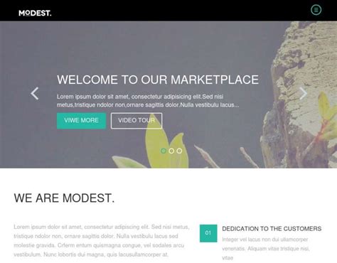 简洁的bootstrap响应式布局商务网页模板源码下载