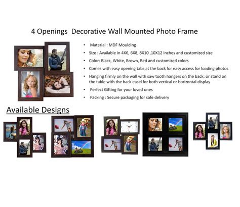 Brown MDF A Size Photo Frame For Decoration Size X Inch At Rs Piece In New Delhi