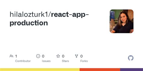Github Hilalozturk1react App Production