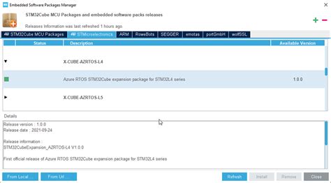 solved x cube azrtos l4 not working in cubemx stmicroelectronics