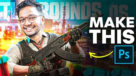 Making BGMI Thumbnail Live Photoshop Livestream YouTube