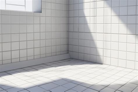 Corner Floor With Tile Cube Floor D Rendering Premium Ai Generated Image