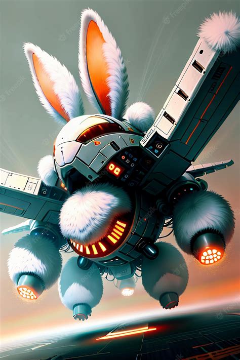 Premium Ai Image Rabbit Technology Army Air Vehicle Rabbit Soldier