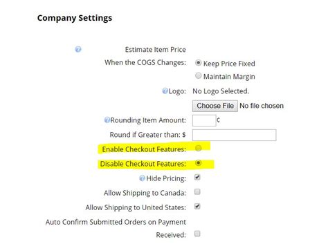How To Enable Or Disable Cart XOLogic