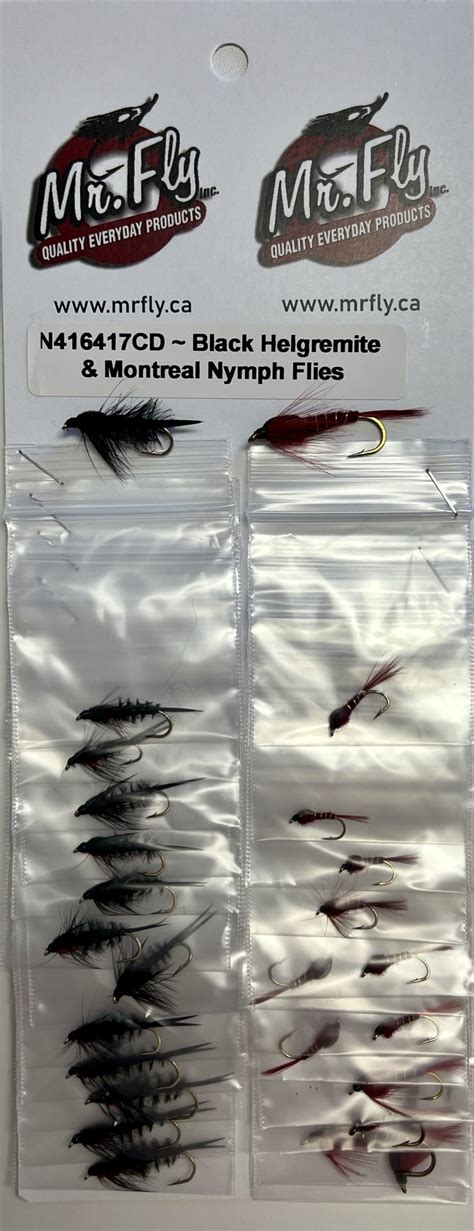 Black Hellgrammite And Montreal Nymph Inventory Headquarters