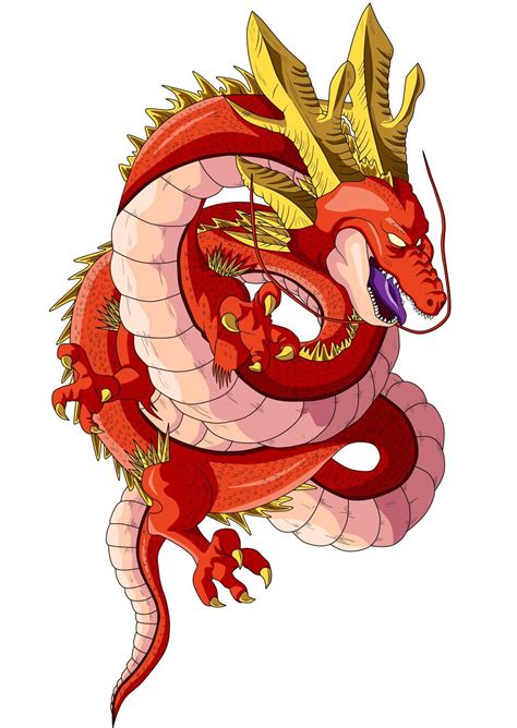Shenlong Rojo Personajes De Dragon Ball Personajes De Goku Imagenes