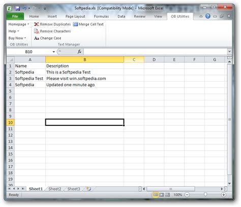 OB Excel Text Manager Download Softpedia