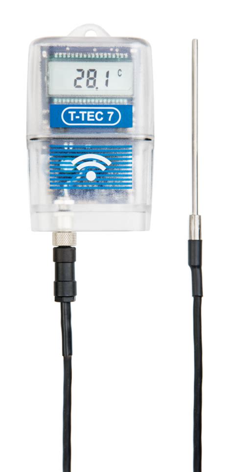 Wireless Single Temperature Channel Datalogger T TEC E RF Enlighted Solutions