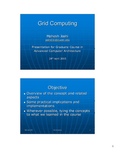 pdf grid computing