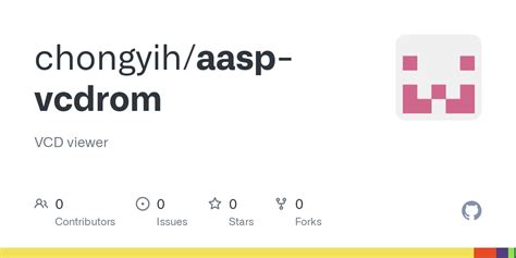 GitHub Chongyih Aasp Vcdrom VCD Viewer
