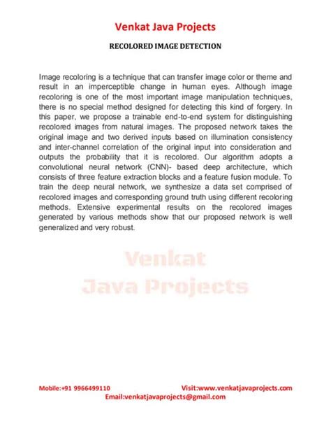 Recolored Image Detection Pdf