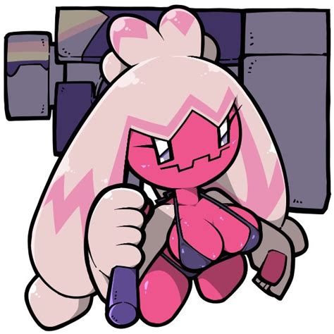 Name Omoitukan Tinkaton Nintendo Pokemon Girl Bikini Breasts Cleavage Closed Mouth