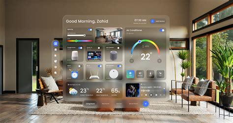 Smart Home For Vision Os Spatial Ui Design By Zahidul Hossain On Dribbble