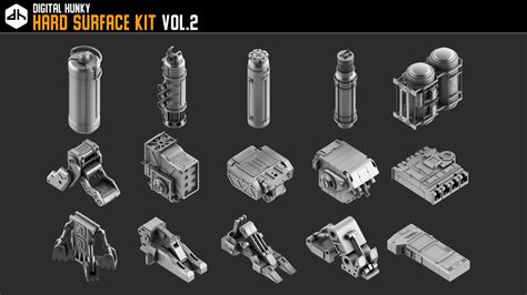 Hard Surface Kit Vol 2 Flippednormals