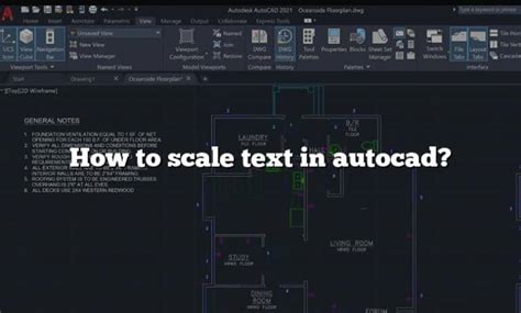 How To Scale Text In Autocad
