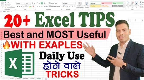 Top 20 Excel Tips And Tricks In Just 23 Minutes Ultimate Excel Tips And Tricks Excel Youtube