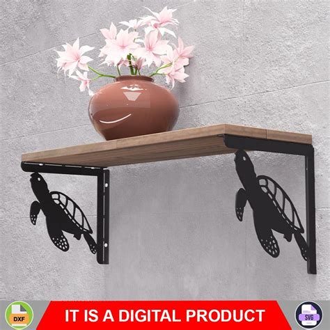 Sea Turtle Shelf Brackets Digital Product Files Dxf Svg For Cnc