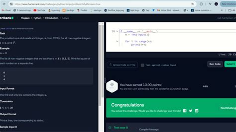 Swathi S On Linkedin Coding Python Hackerrank Programming Problemsolving Consistency