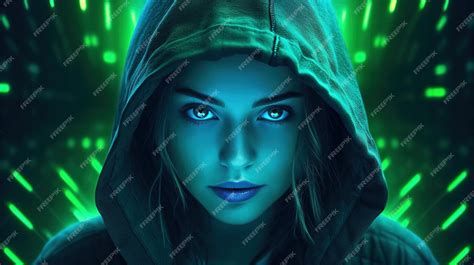 Premium Ai Image Anonymous Hacker Aesthetic Desktop Wallpaper 8k