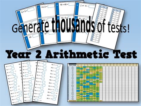 Year 2 Arithmetic Test And Tracking 2019 Sats Teaching Resources