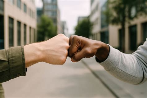 Unity Through Diverse Fist Bump Free Photo Rawpixel