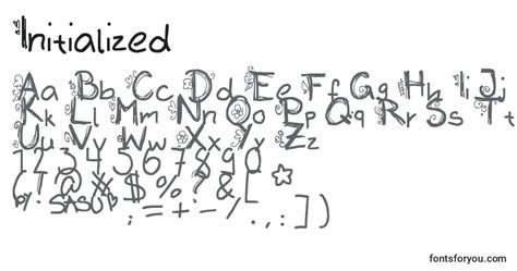 Fuente Initialized Fontsforyou