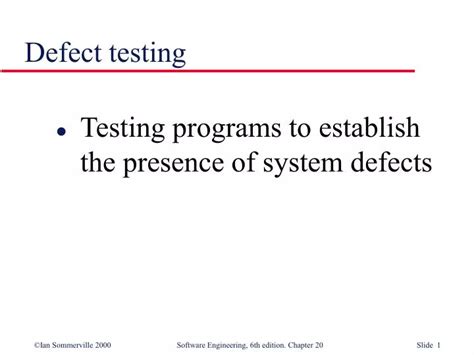 Ppt Defect Testing Powerpoint Presentation Free Download Id633098