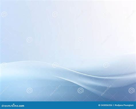 Soft Abstract White Blue Background With Flowing Wave Pattern  Stock Illustration