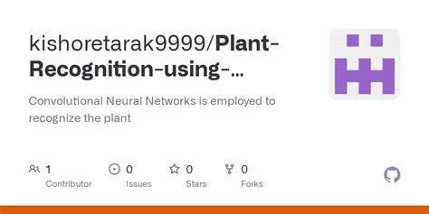 github kishoretarak9999 plant recognition using convolutional neural