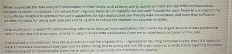 solved pivot tables are a powerful tool for summarizing and