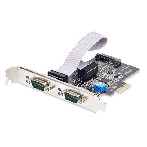 StarTech Com Scheda Seriale PCIe A Porte Scheda PCI Express A Doppia Porta RS RS RS