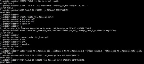 lightdb支持drop table时cascade constraints语法 小小罗的背影 博客园