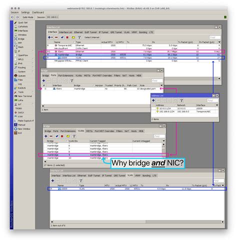 Help Understanding Vlans Under A Bridge Beginner Basics Mikrotik Community Forum