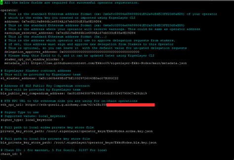 run an eigenlayer operator testnet node bulb