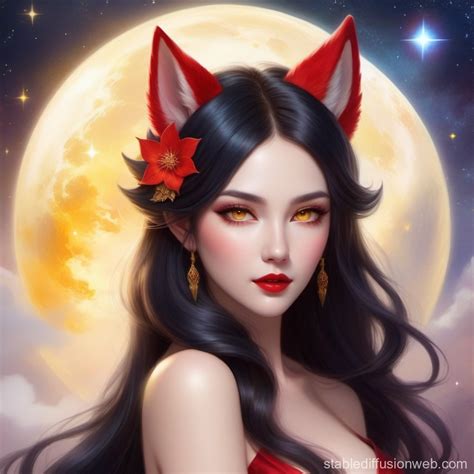 Black Fox Woman Prompts Stable Diffusion Online