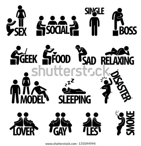 Man People Person Sex Social Group Stock Vector Royalty Free 135094994