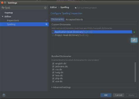 IntelliJ How To Configure Dictionary That Is Already Under Version Control Stack Overflow