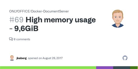 High Memory Usage 9 6GiB Issue 69 ONLYOFFICE Docker