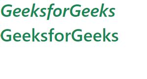 How To Change Font Style On Element Using Bootstrap GeeksforGeeks