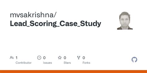 Github Mvsakrishna Lead Scoring Case Study