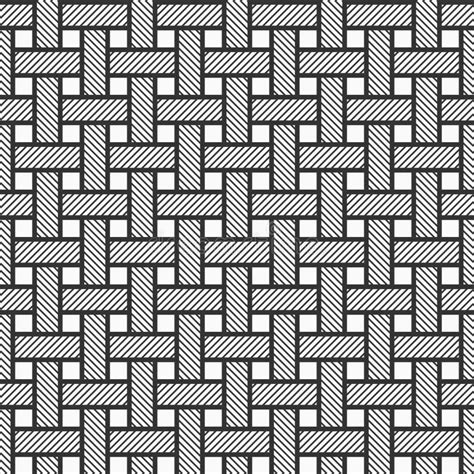 Vector Seamless Geometric Pattern Simple Abstract Lines Lattice